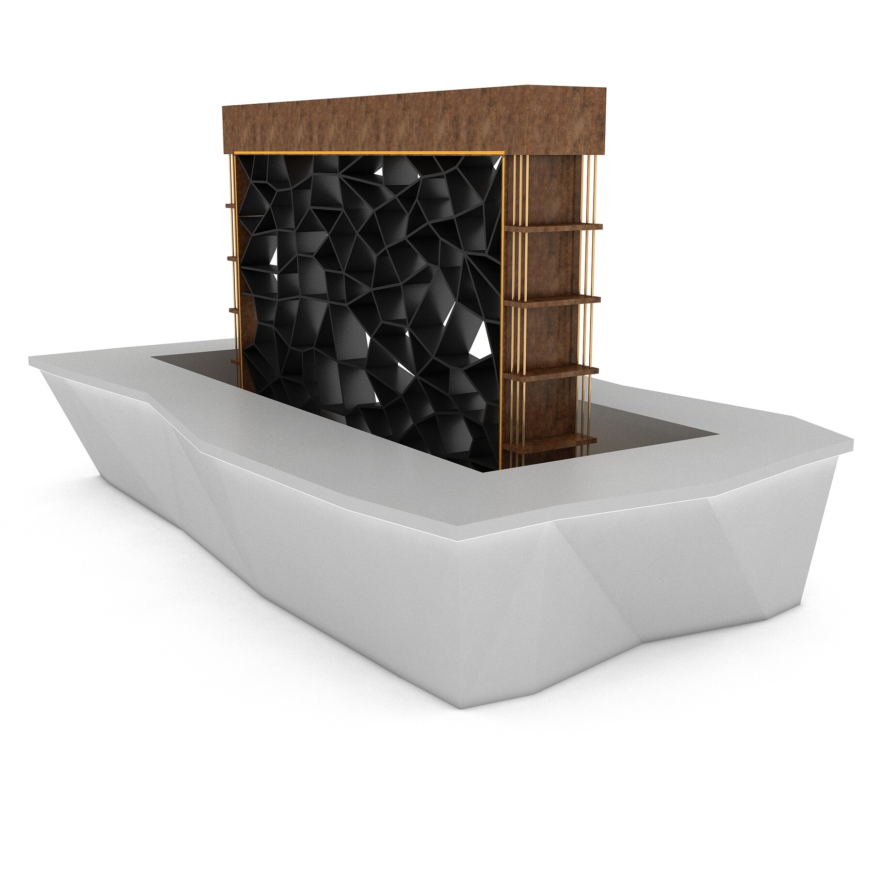 ArtStation - 3d bar model 03 3D model | Resources