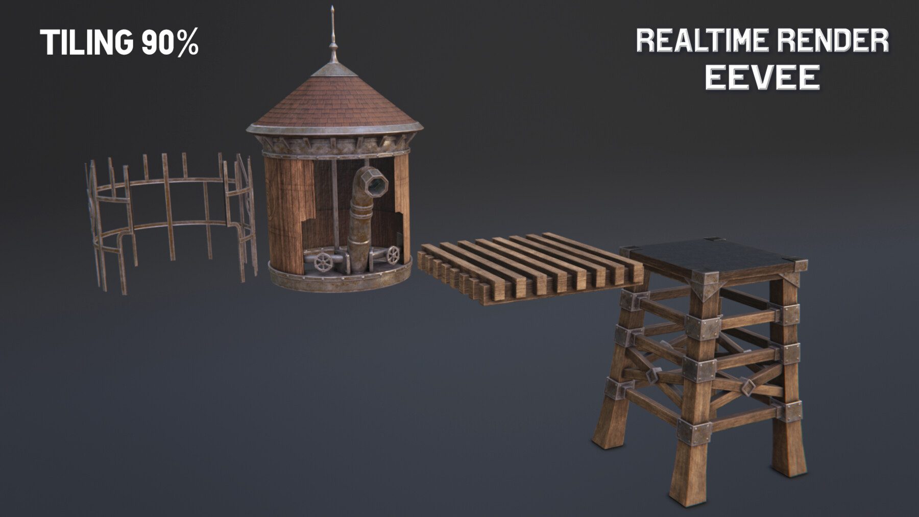 ArtStation - Medieval Asset Game-Ready Low Poly | Game Assets