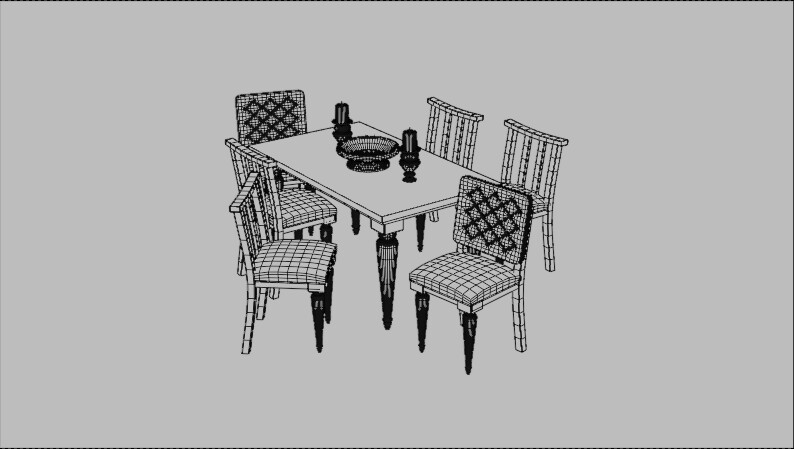 ArtStation - Table Set | Game Assets