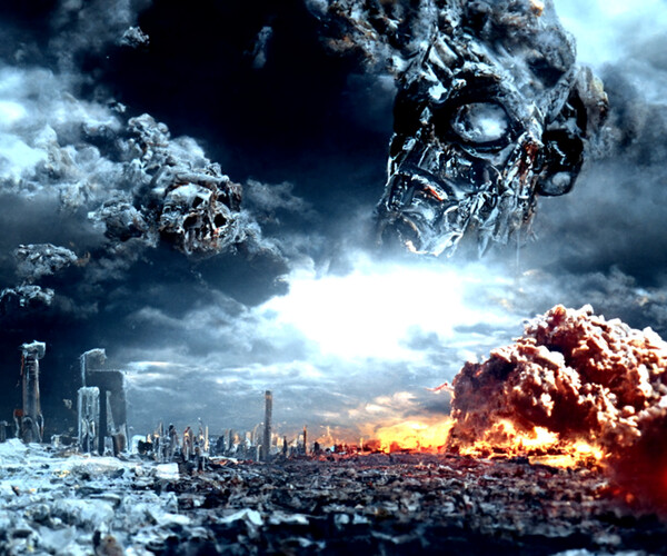 ArtStation - End of the world from a Terminator extinction resized ...