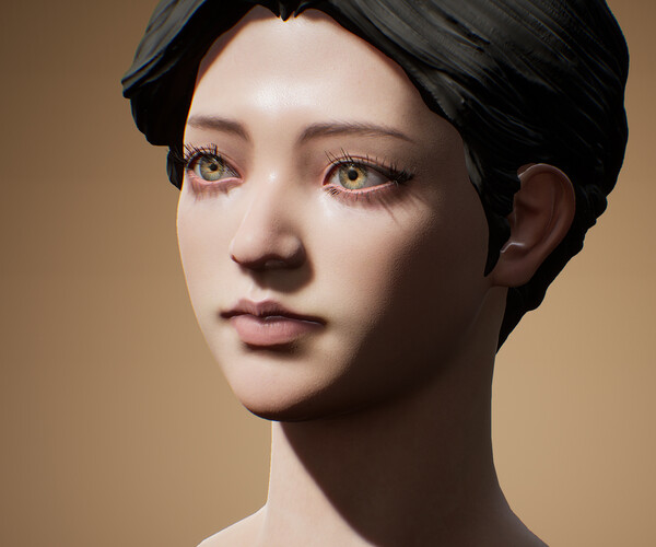 ArtStation - woman face | Game Assets