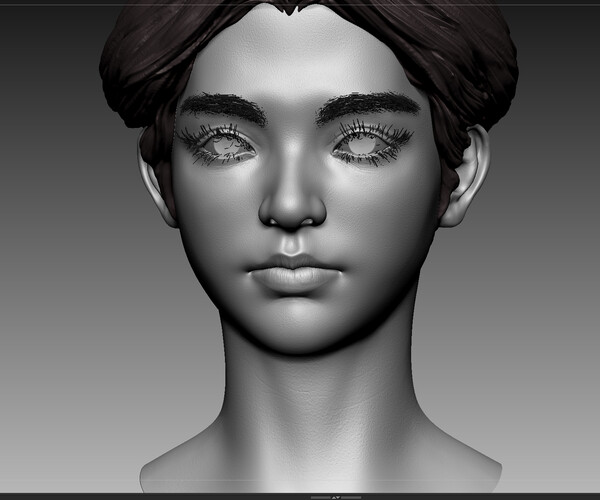 ArtStation - woman face | Game Assets