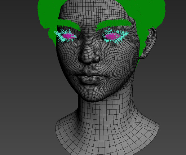 ArtStation - woman face | Game Assets