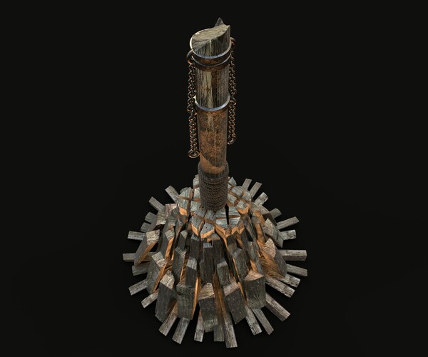 ArtStation - WITCH STAKE TORTURE TORMENT DEATH PYRE | Game Assets