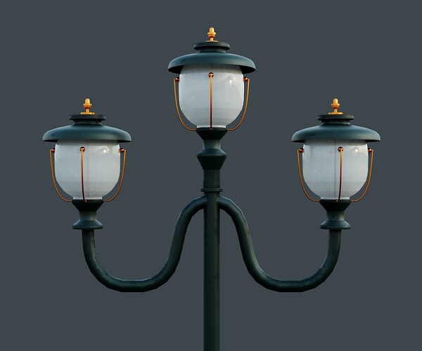 ArtStation - Classic street lamp Collection Vol 2 | Resources