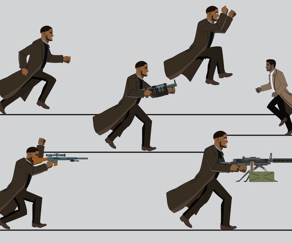 ArtStation - Male character design 2D | Resources