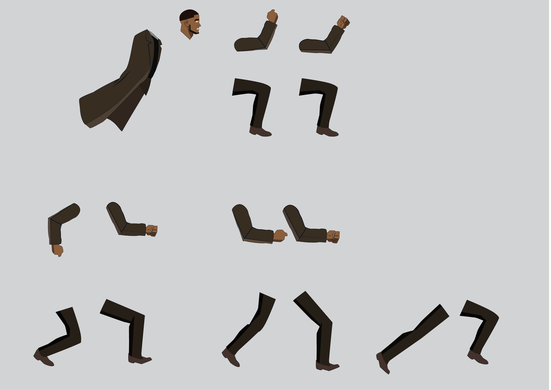 ArtStation - Male character design 2D | Resources