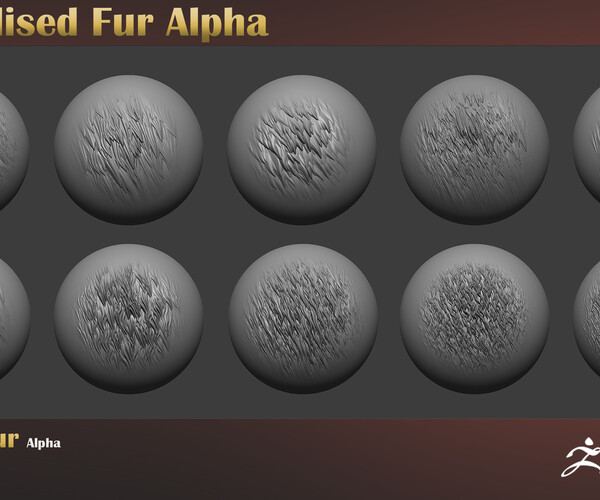 ArtStation - Stylized Fur Alpha | Brushes