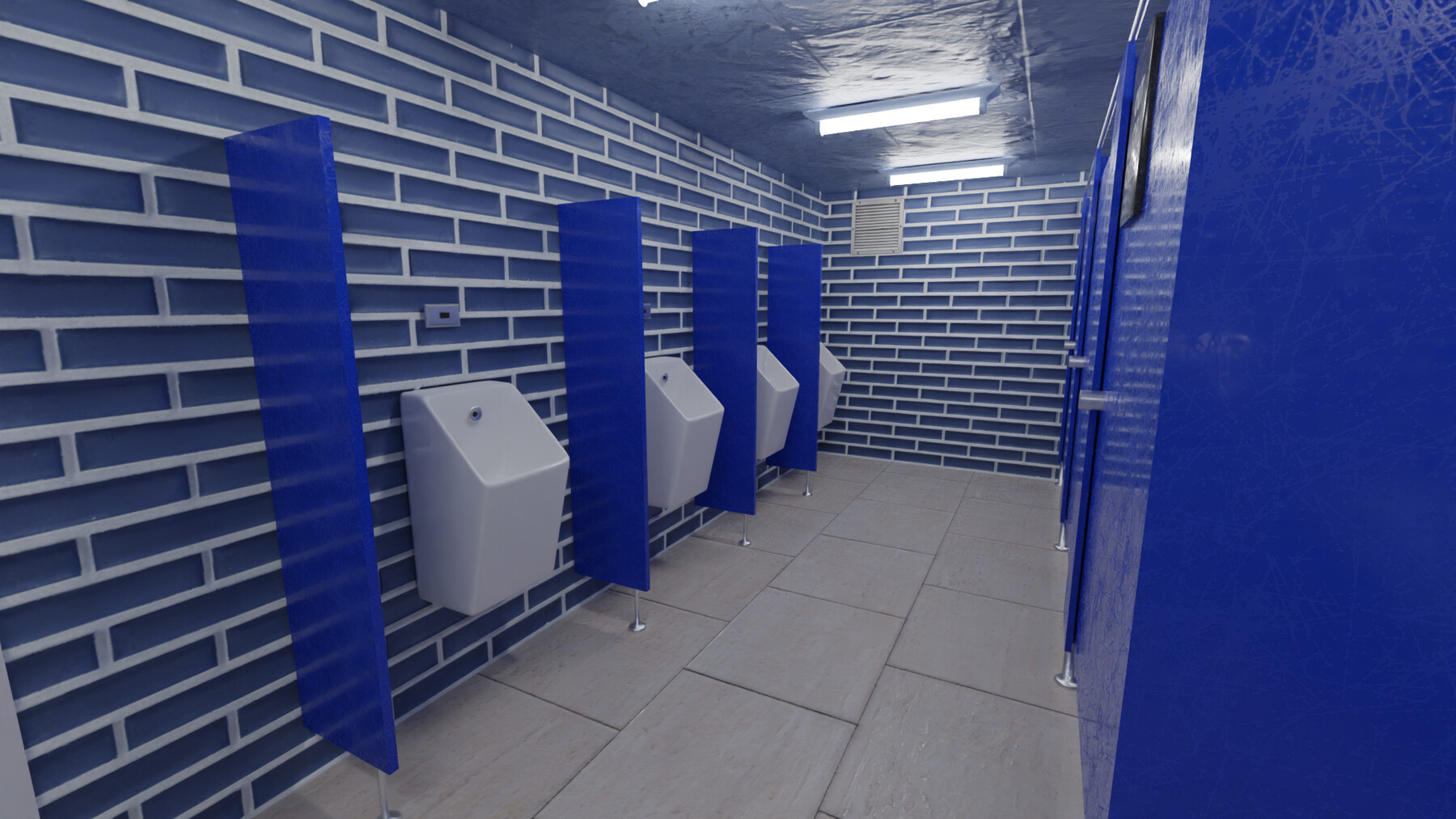 ArtStation - Public Restroom Assets | Game Assets