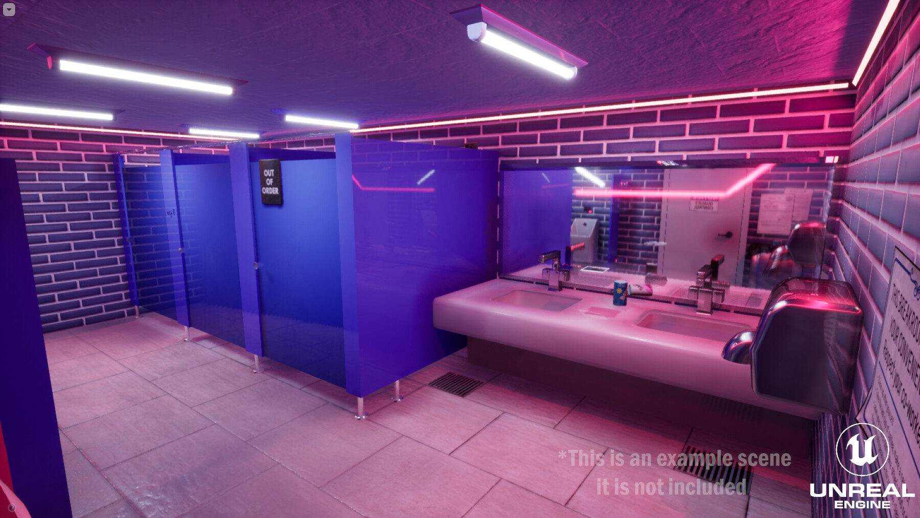 ArtStation - Public Restroom Assets | Game Assets
