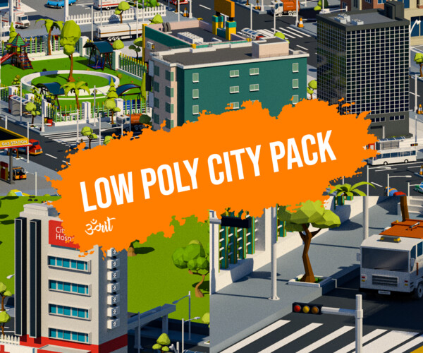 ArtStation - Low Poly City Pack | Resources