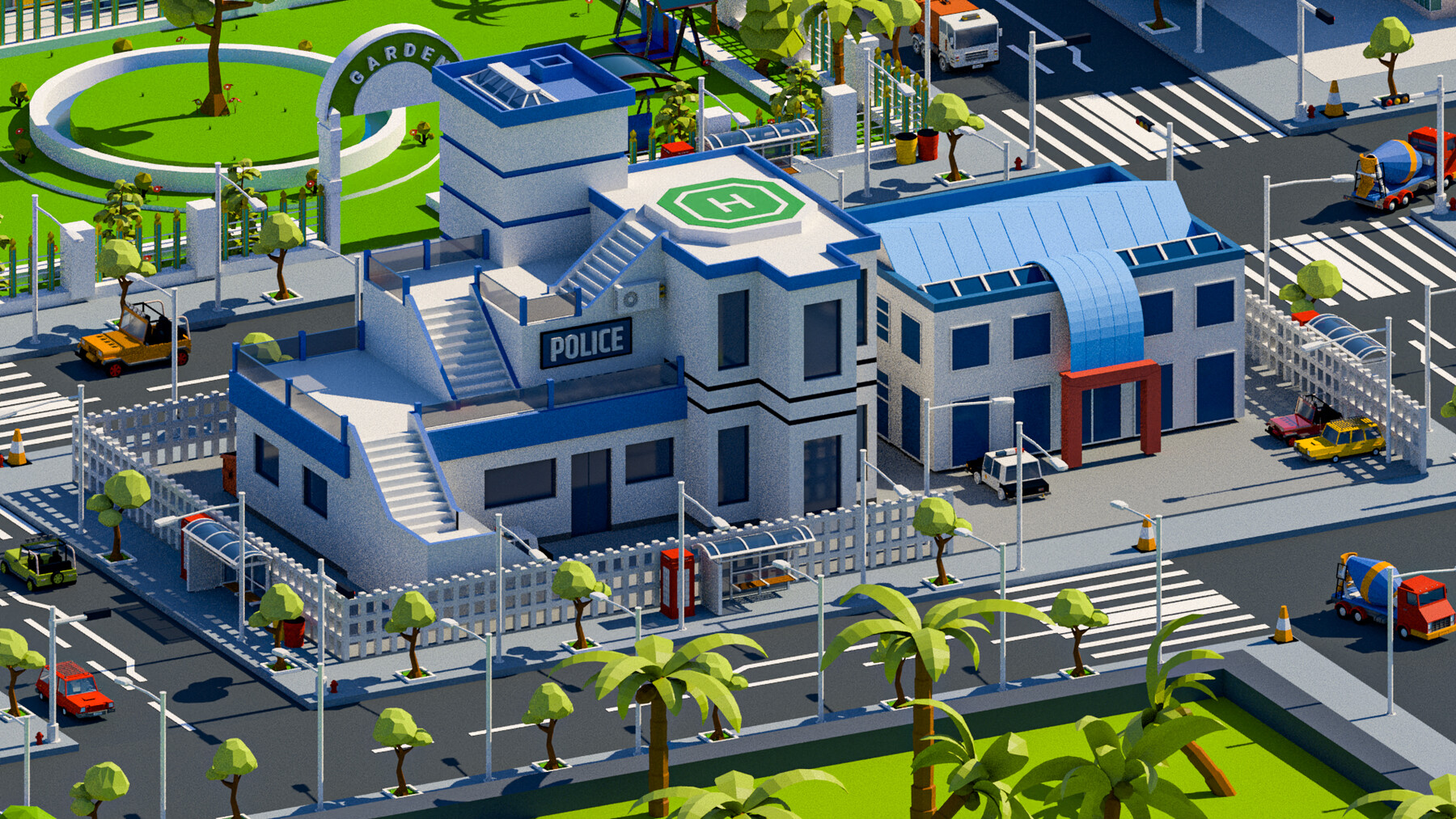 ArtStation - Low Poly City Pack | Resources