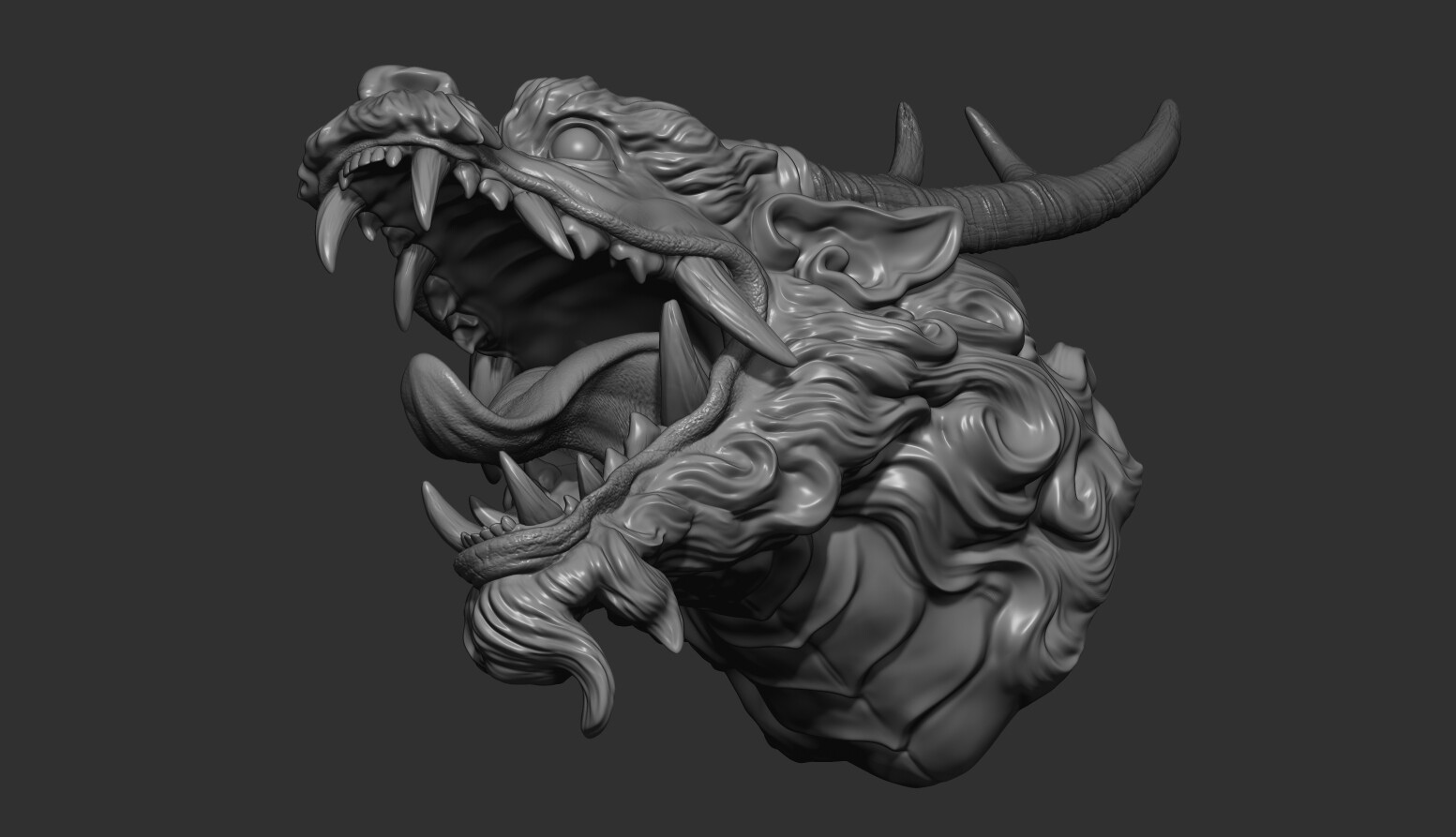 ArtStation - Chinese dragon grin | Resources
