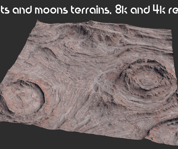 ArtStation - Planets & Moons Terrains Collection Vol.2 | 12 Terrains at ...