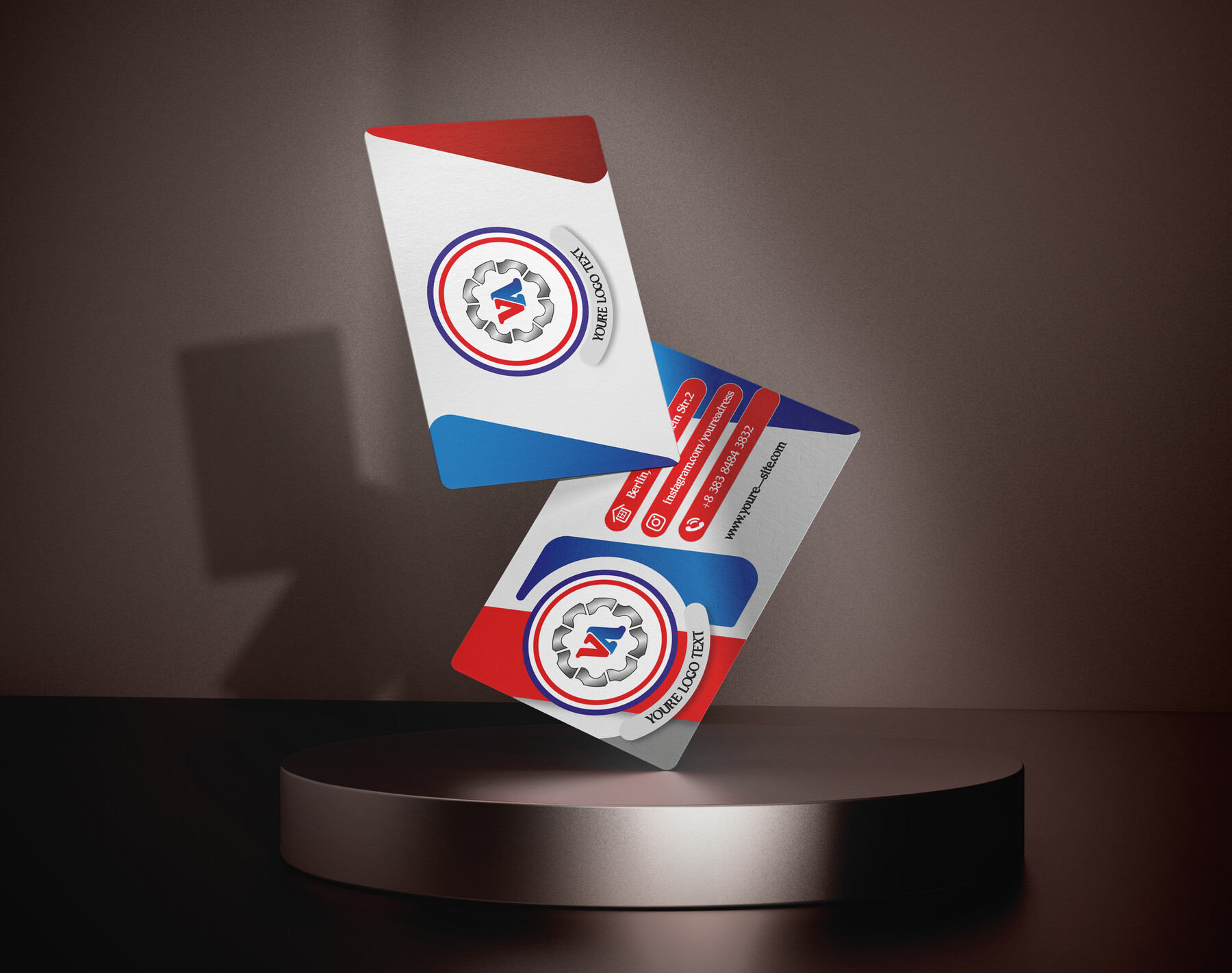 ArtStation - Elegant Techno Business Card I | Artworks