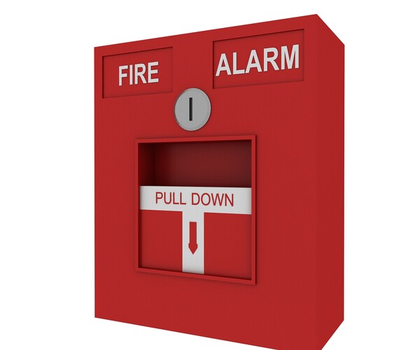 ArtStation - 3D fire alarm model | Game Assets