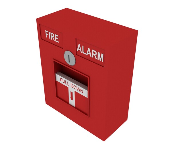 ArtStation - 3D fire alarm model | Game Assets
