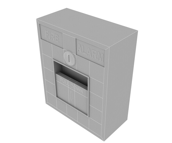 ArtStation - 3D fire alarm model | Game Assets