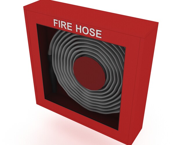 ArtStation - fire hose model 3D model | Game Assets