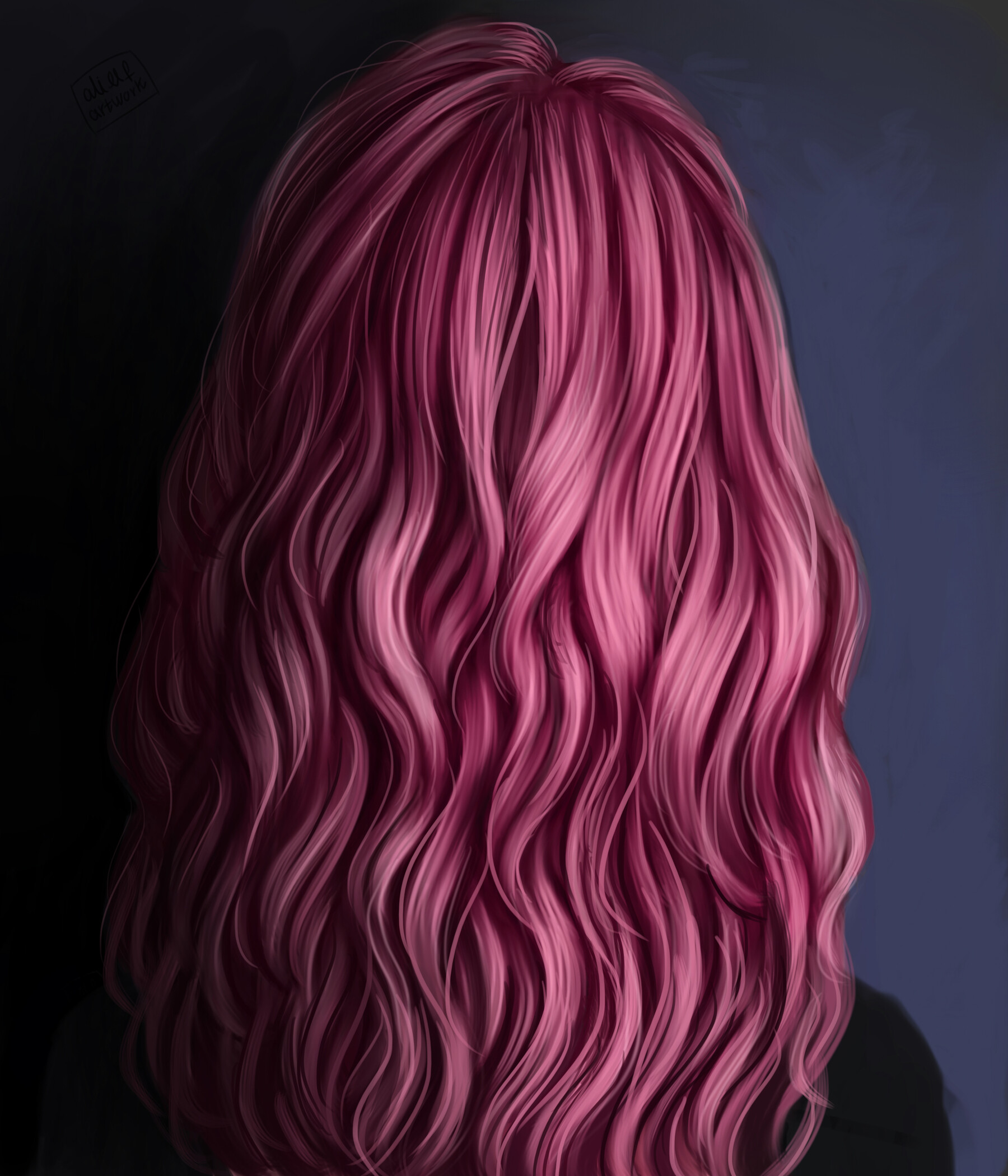 ArtStation - Hair drawing process Vol.2 | Tutorials