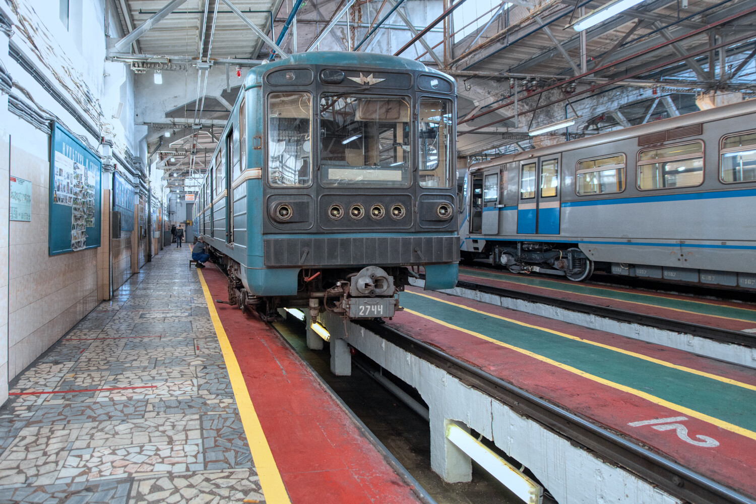 ArtStation - 60 photos of the metro depot, train parking and repair ...