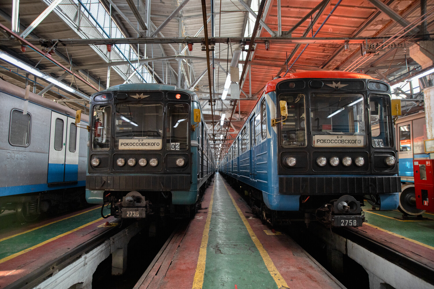 ArtStation - 60 photos of the metro depot, train parking and repair ...