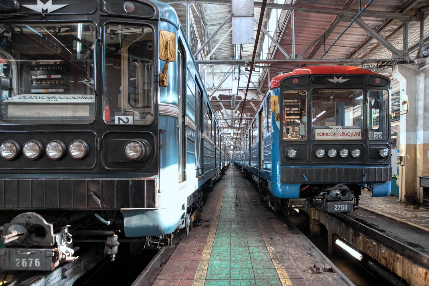 ArtStation - 60 photos of the metro depot, train parking and repair ...