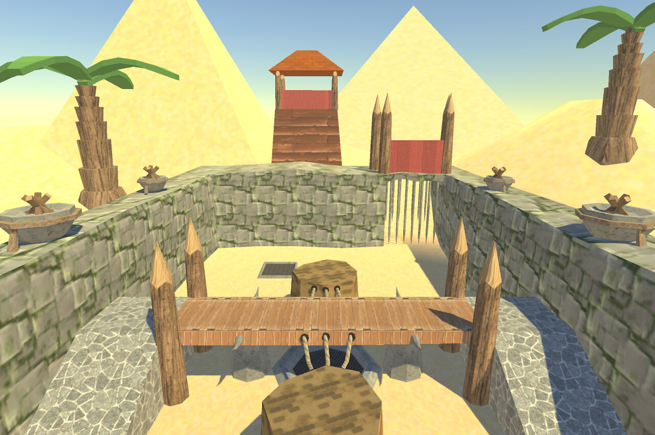 ArtStation - Low Poly Desert Map | Game Assets