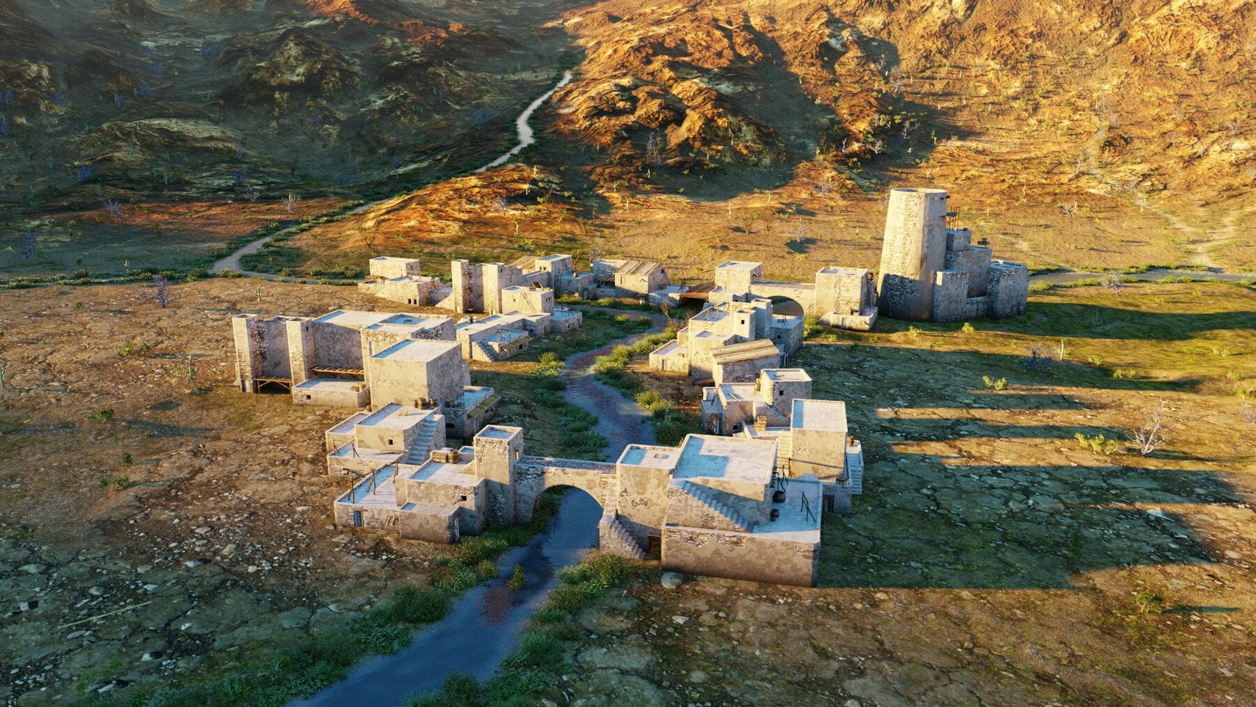 ArtStation - Hidden village | Game Assets