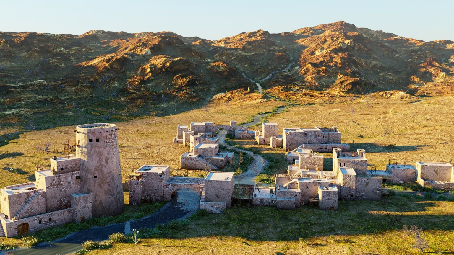 ArtStation - Hidden village | Game Assets