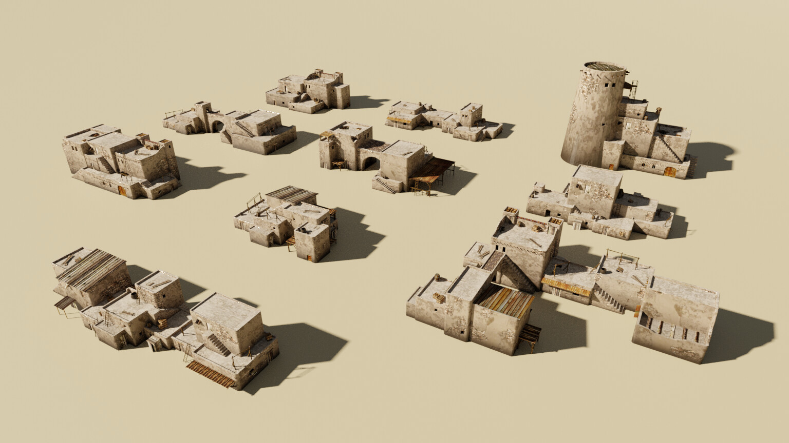 ArtStation - Hidden village | Game Assets