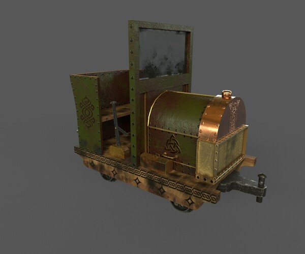 ArtStation - Mini Train | Game Assets