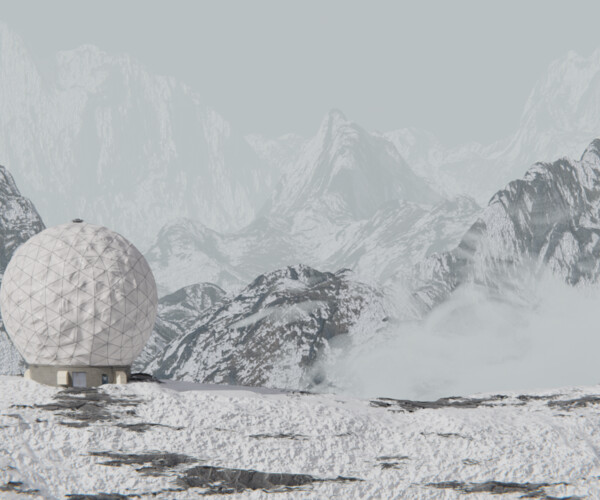 ArtStation - Radar dome | Resources