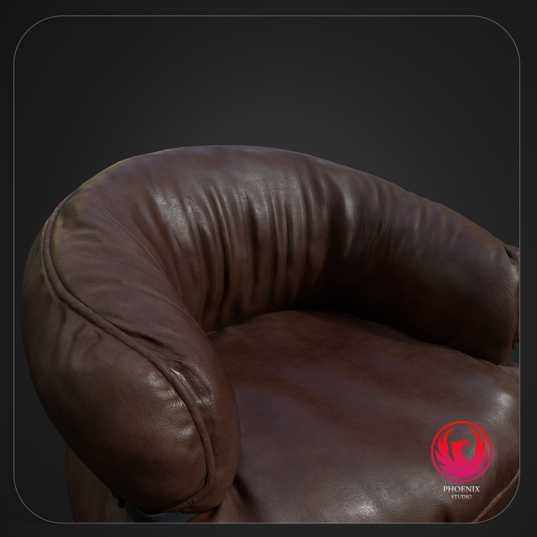 ArtStation - leather chair 3D model + 4k Texture | Resources