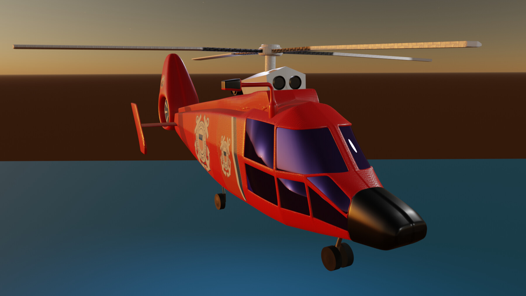 ArtStation - Helicopter | Game Assets