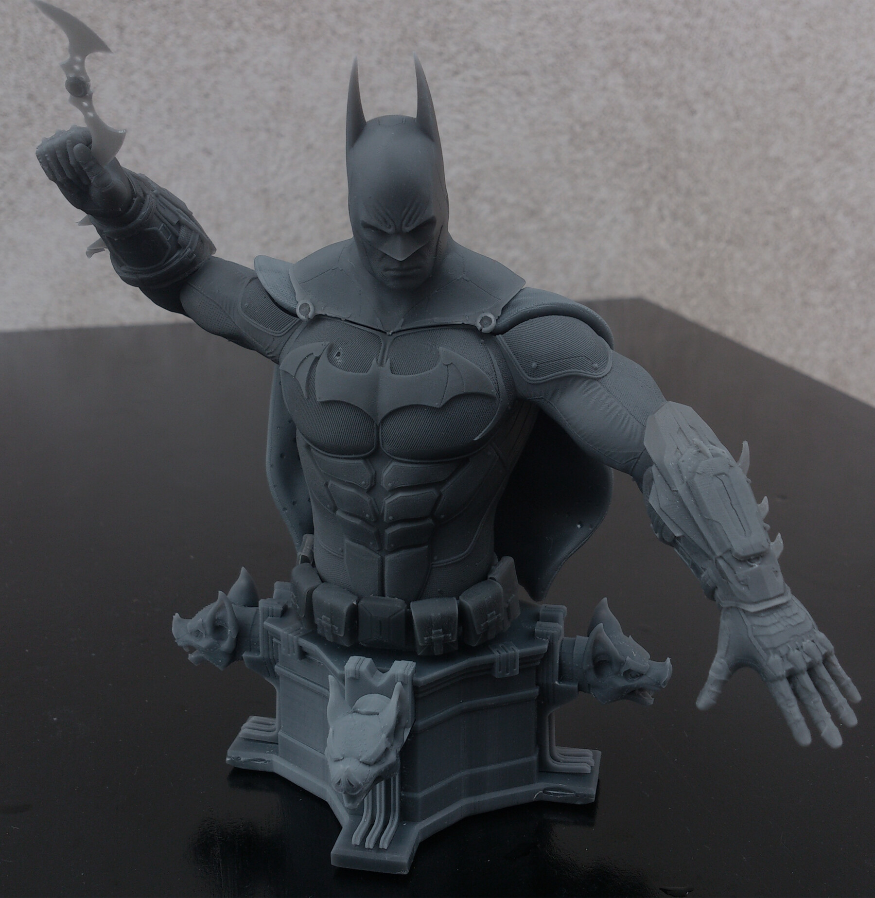 ArtStation - BATMAN 7.43 SUIT BUST (BATMAN ARKHAM KNIGHT) STL | Resources