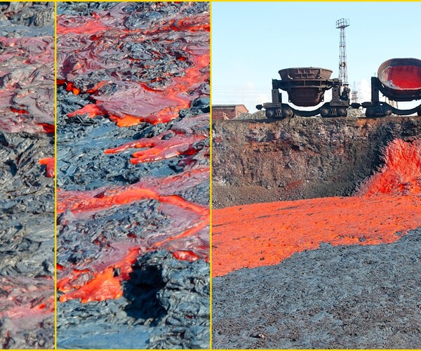 ArtStation - 40+ Photos Drainage of metallurgical slag | Resources