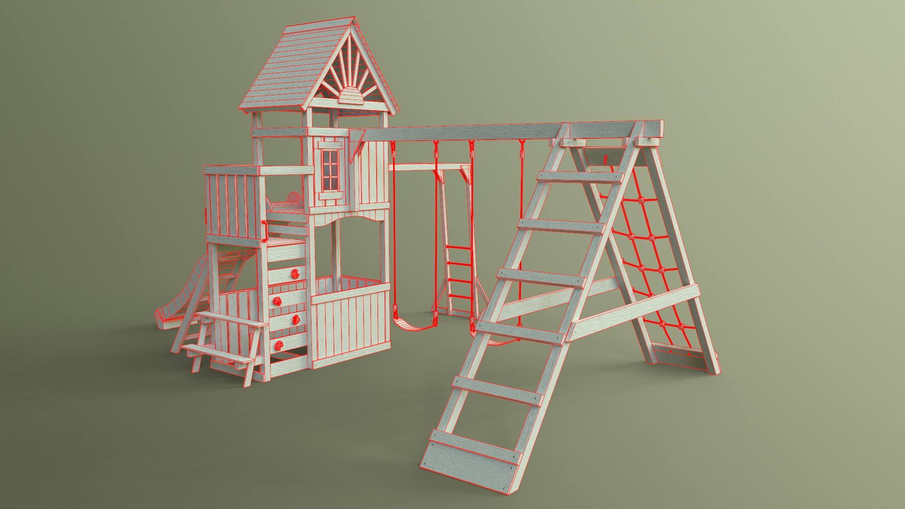 ArtStation - PBR Playground Jungle Gym 10 | Game Assets