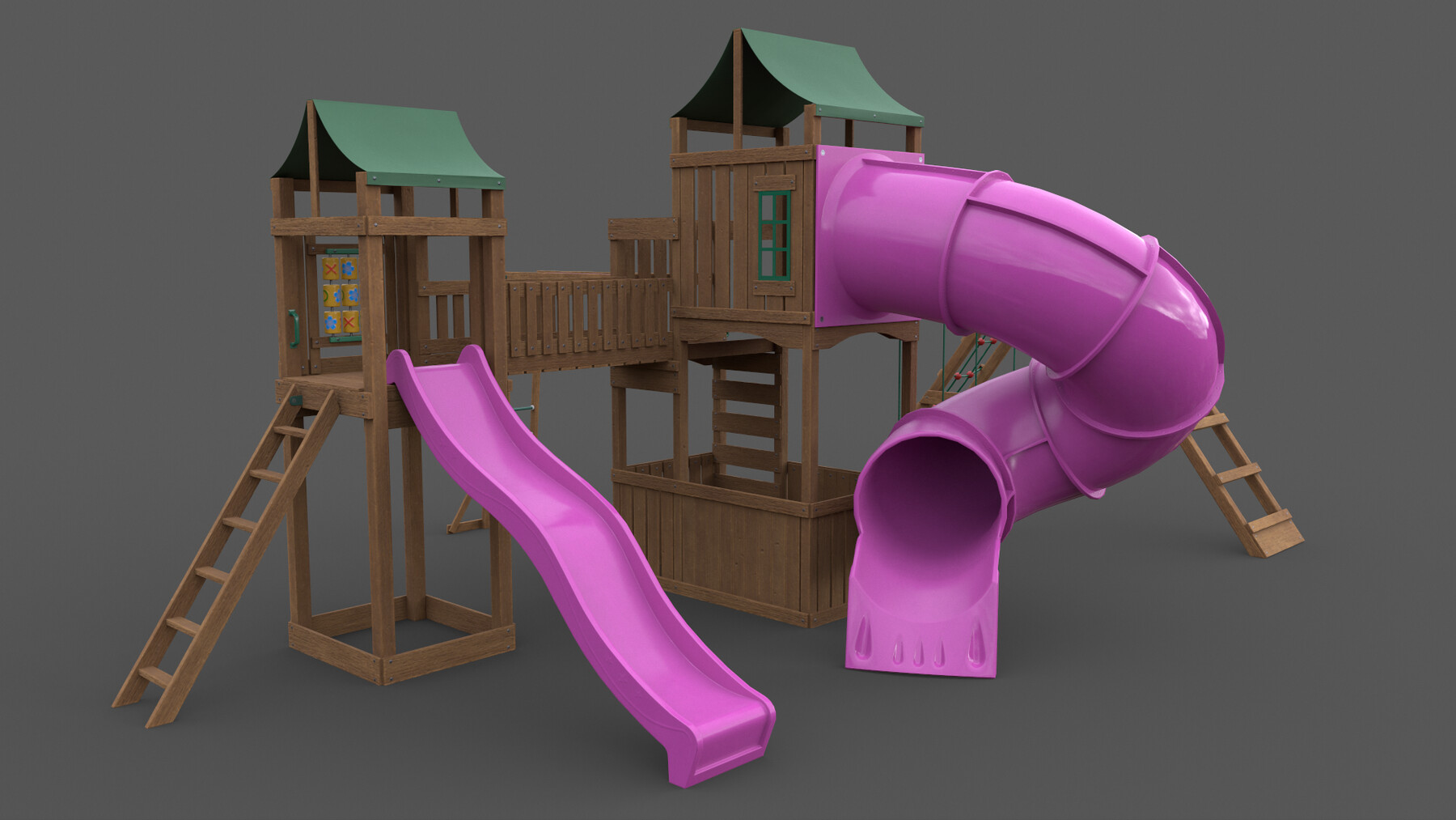 ArtStation - PBR Playground Jungle Gym 12 | Game Assets