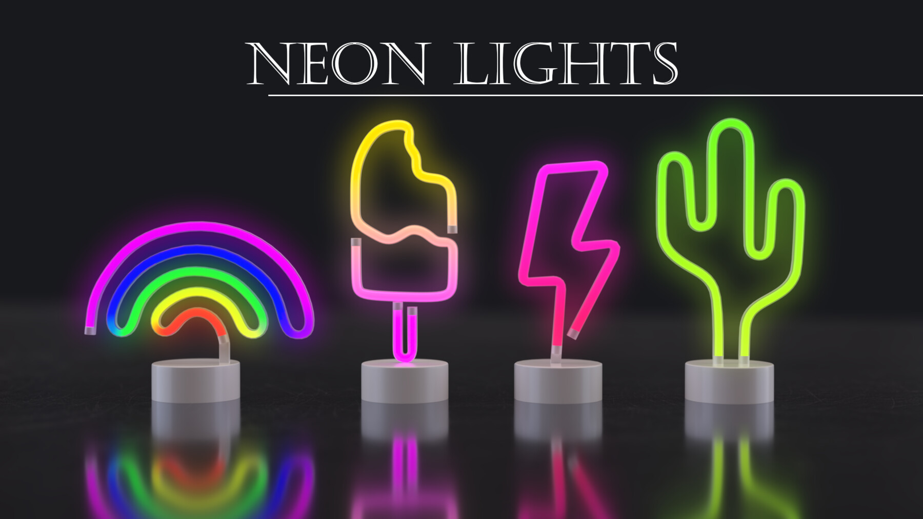ArtStation - Neon Lights | Game Assets