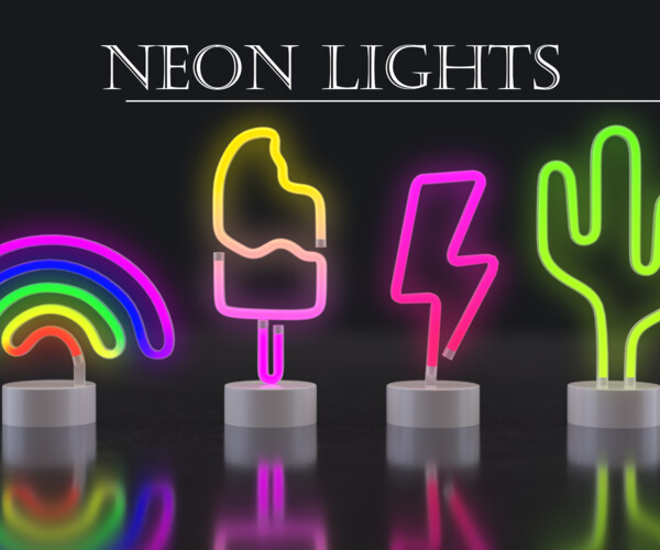 ArtStation - Neon Lights | Game Assets