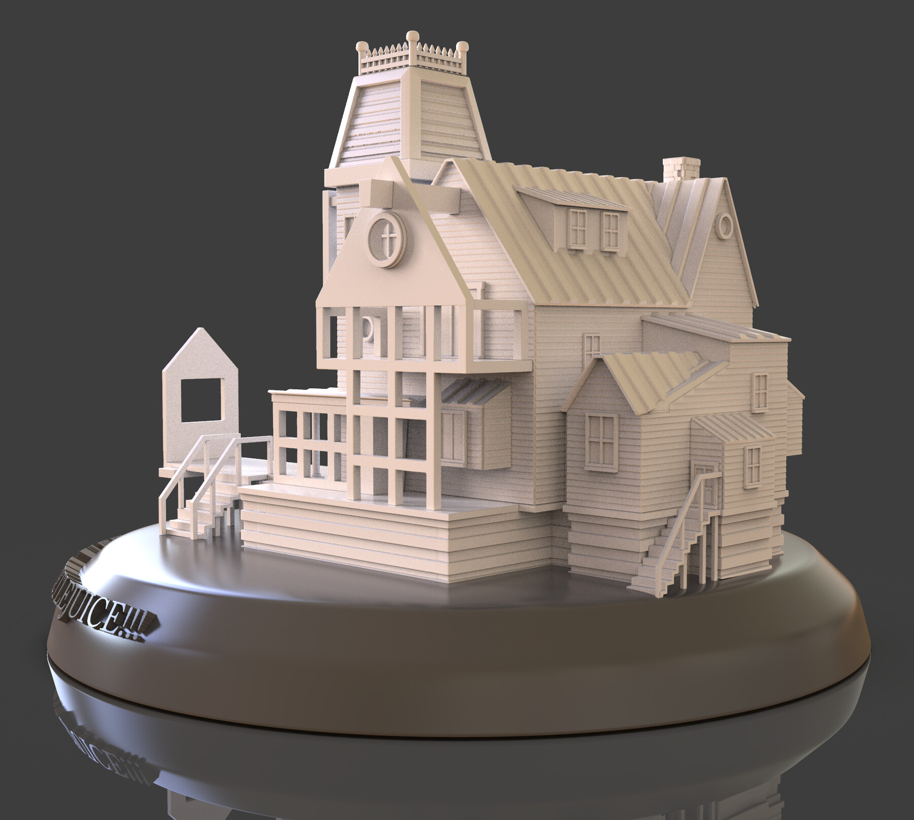 ArtStation - Beetlejuice House Diorama | Resources