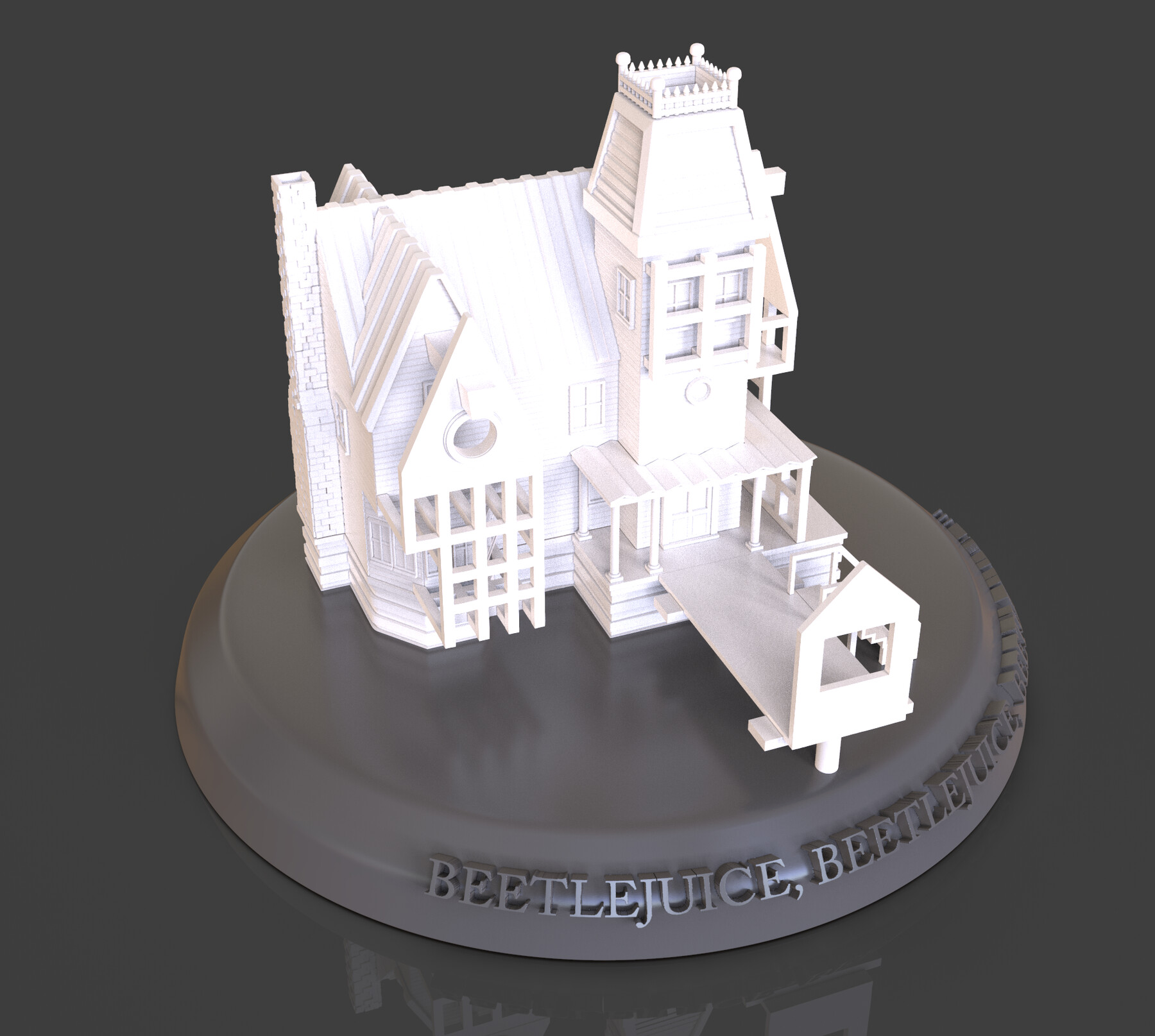 ArtStation - Beetlejuice House Diorama | Resources