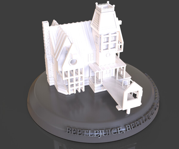 ArtStation - Beetlejuice House Diorama | Resources