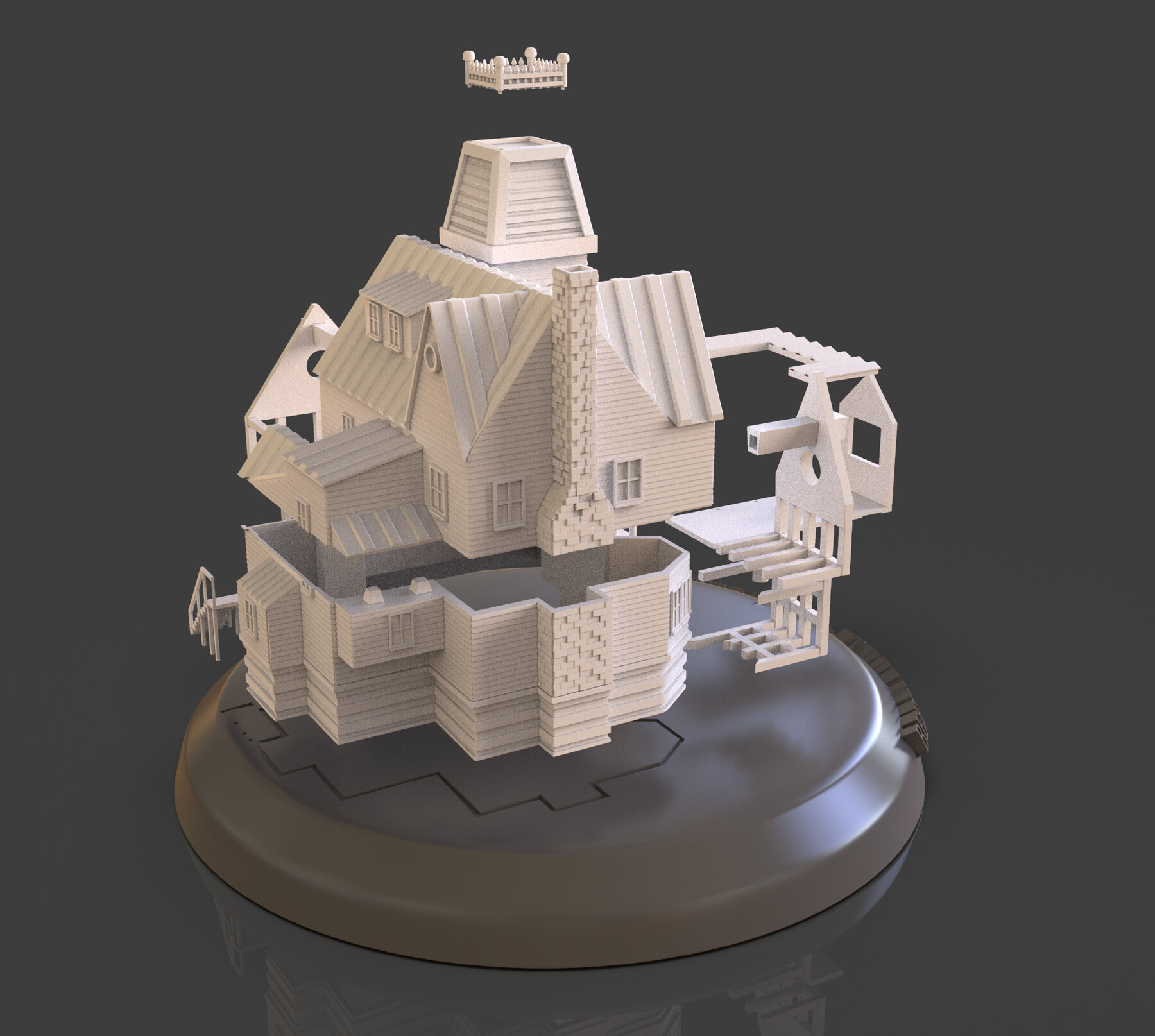 ArtStation - Beetlejuice House Diorama | Resources