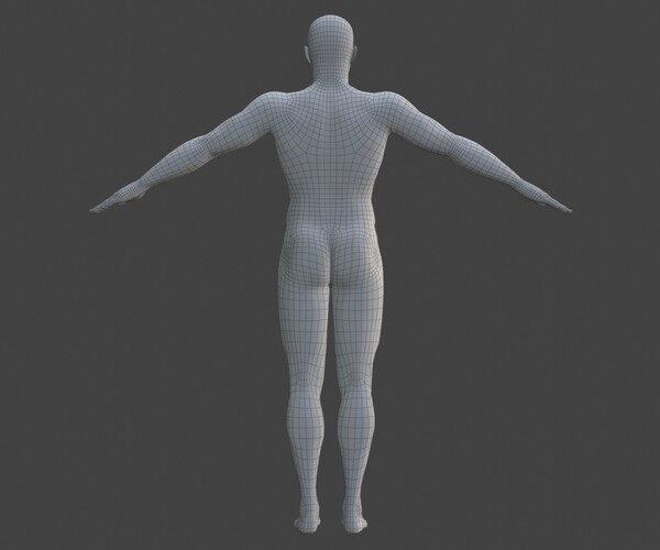 ArtStation - Male Base Mesh - Man Human Character | Resources