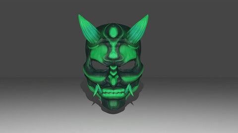 ArtStation - Samurai Mask 4 | Game Assets