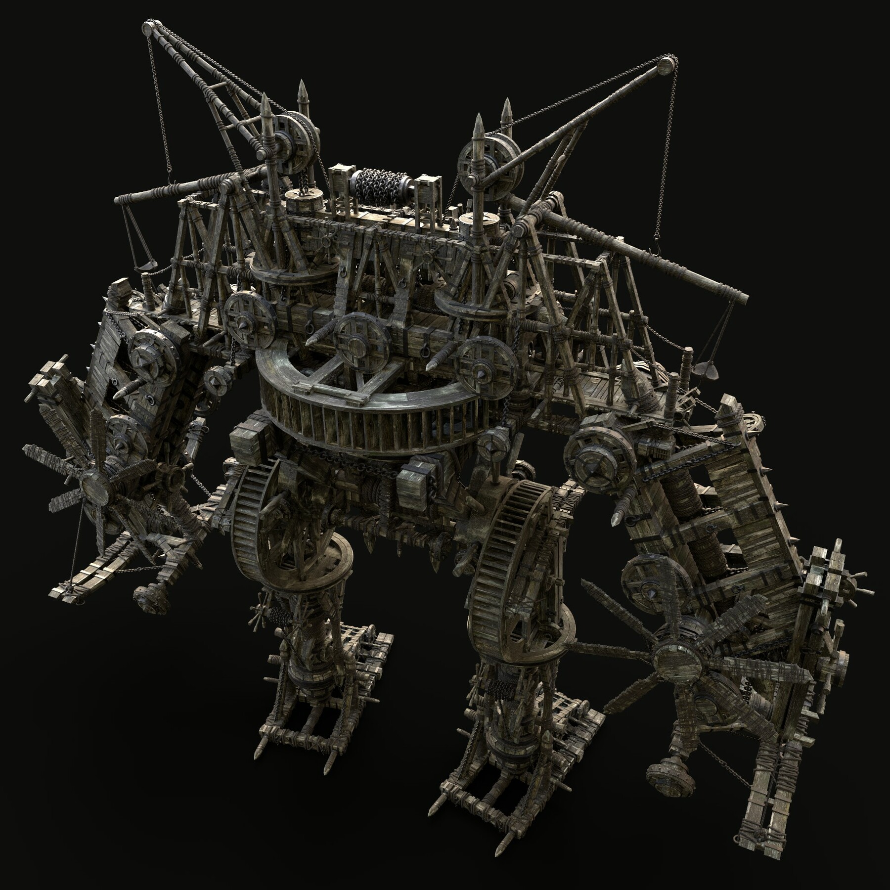 ArtStation - MECH GIANT ROBOT SIEGE ENGINE MACHINE WAR CONSTRUCTION ...
