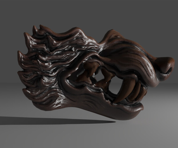 ArtStation - Wolf Mask | Game Assets