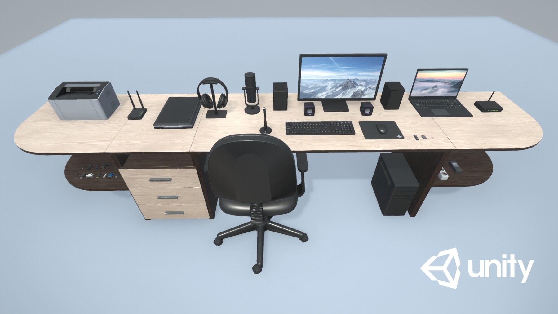 ArtStation - Computer Set | Game Assets